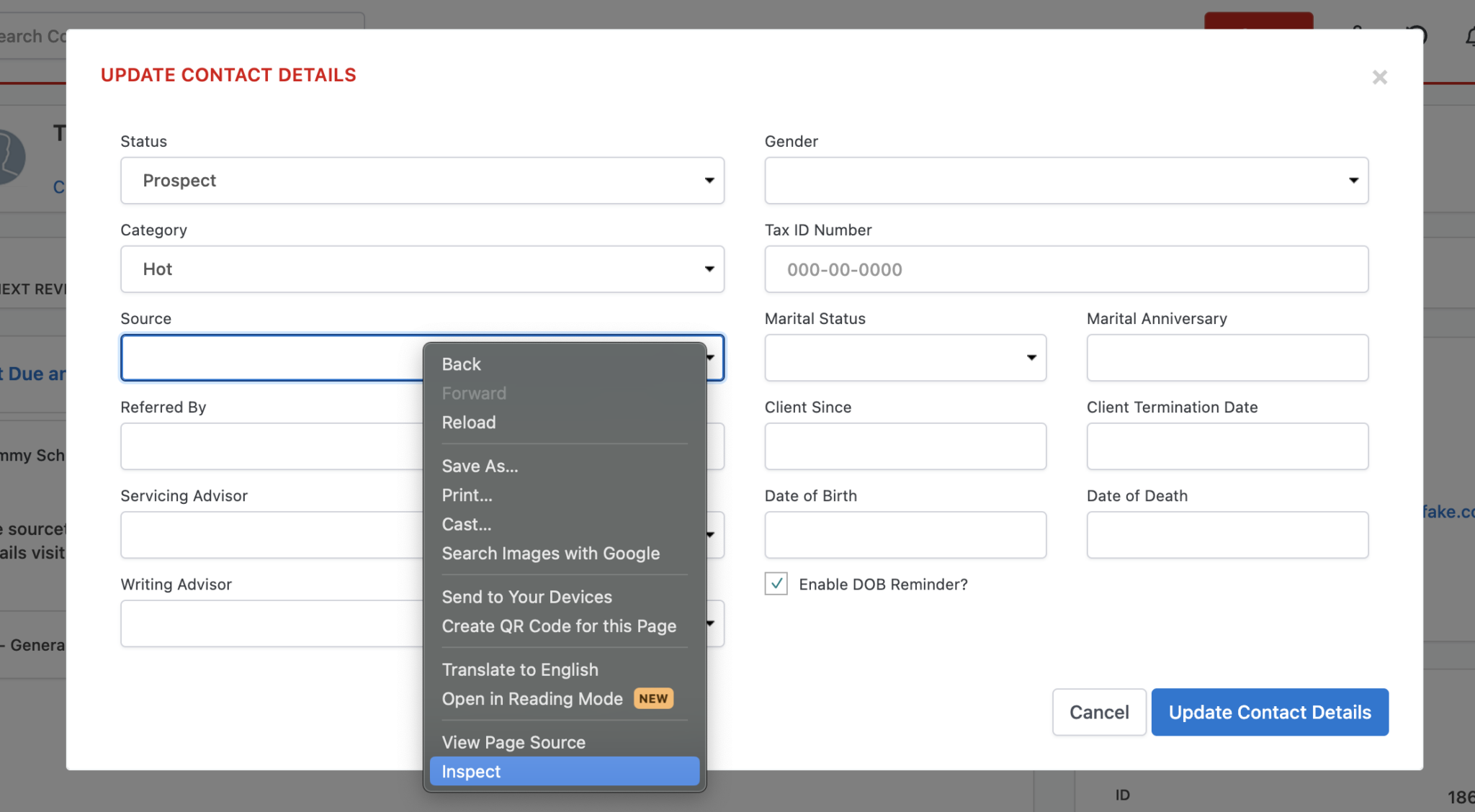Using the Source Field in Redtail with GReminders - End to End Meeting Management Platform - SMS ...